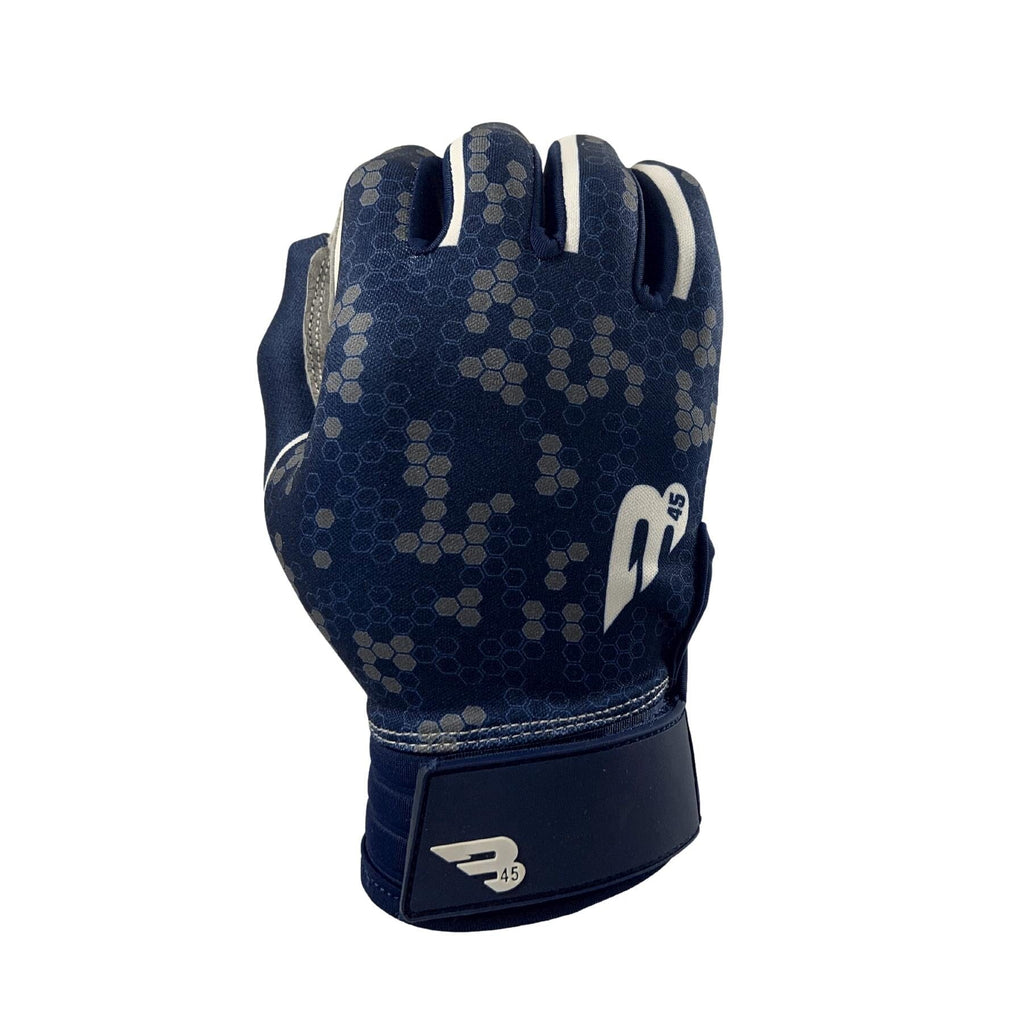 B45 Knock Series Batting Gloves – Black, Gray & Navy